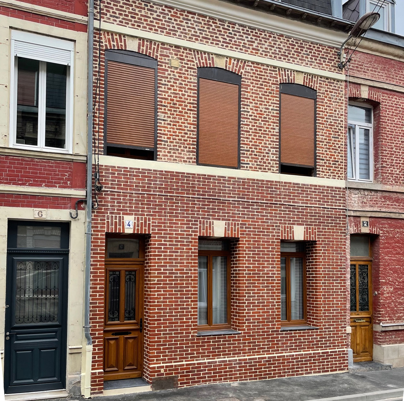 Façade - Rejointoiement briques - Immo Bat Rénovation